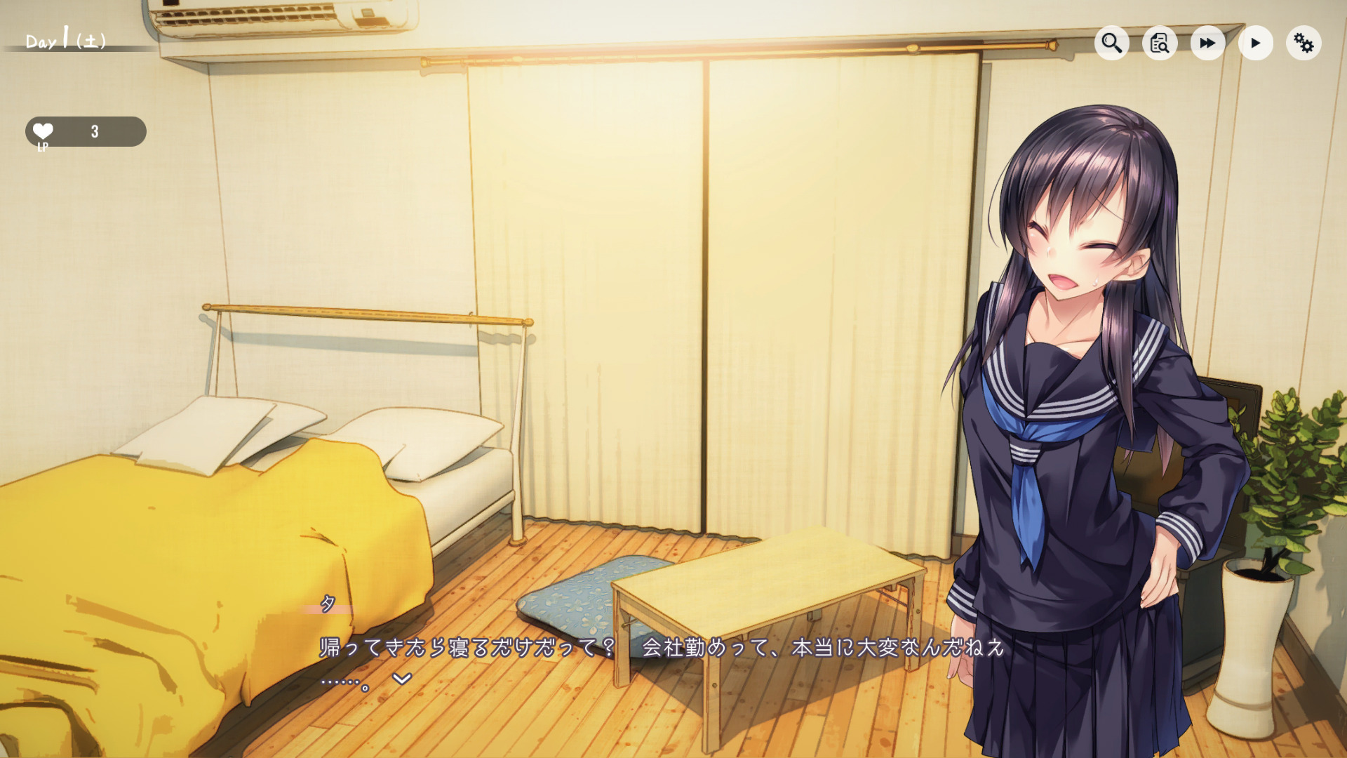 1room－家出少女－ レビュー｜家出少女との純愛シミュレーション | オススメの同人ゲーム教えて